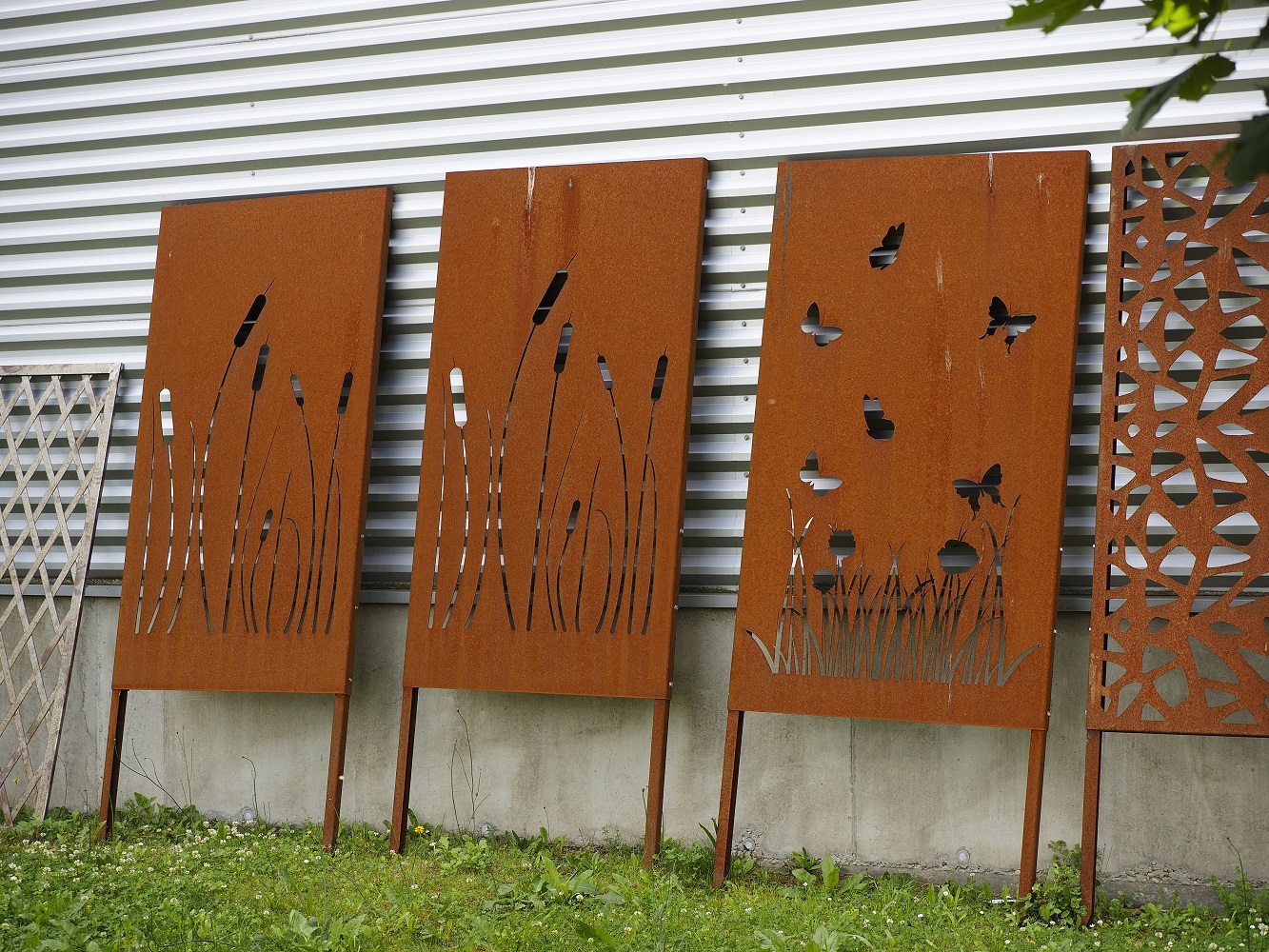 Brises vues en acier corten - Eurokorten